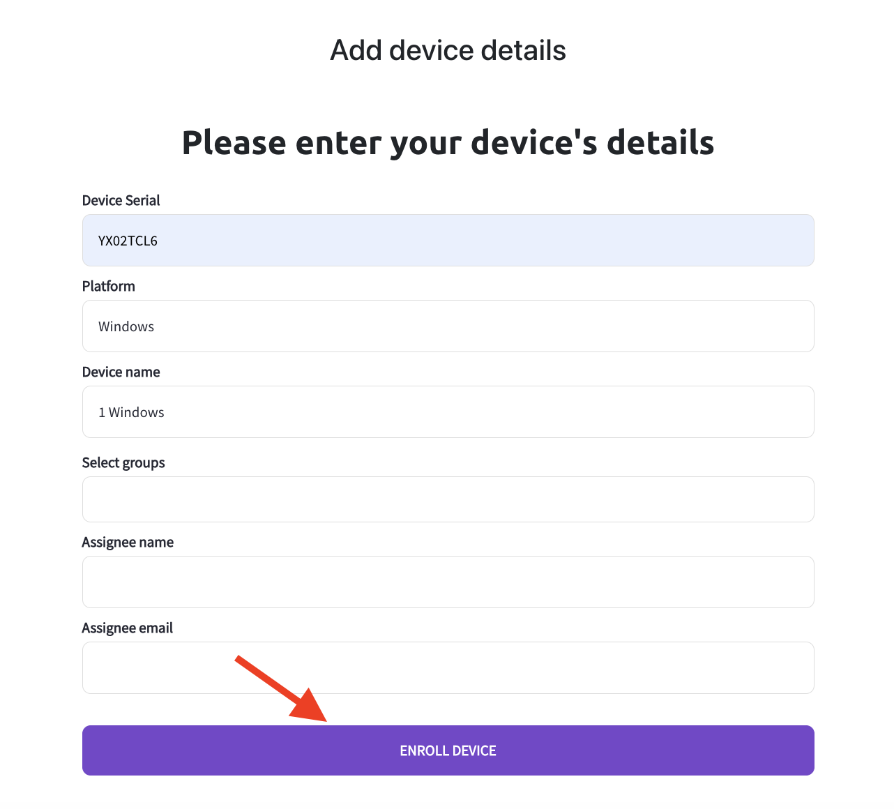 How to Enroll a Windows device
