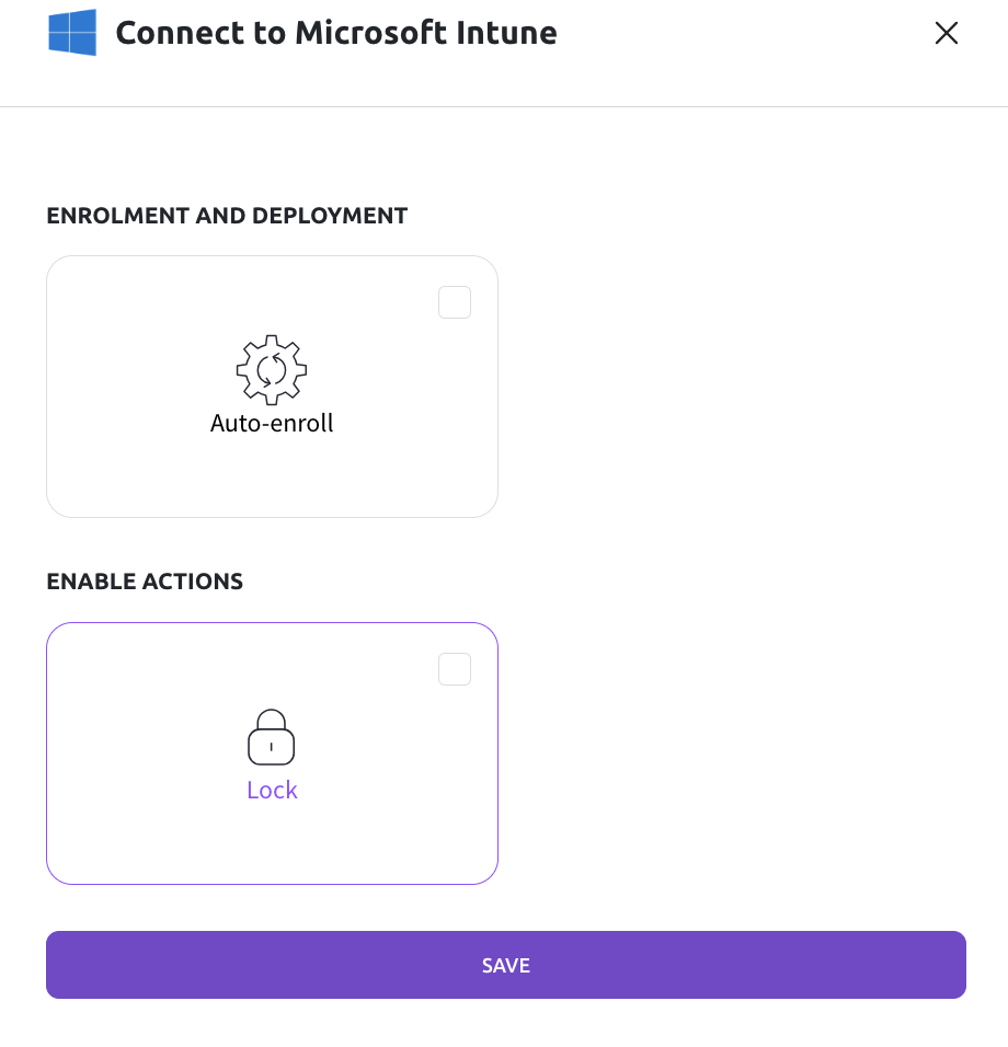 Microsoft Intune Integration